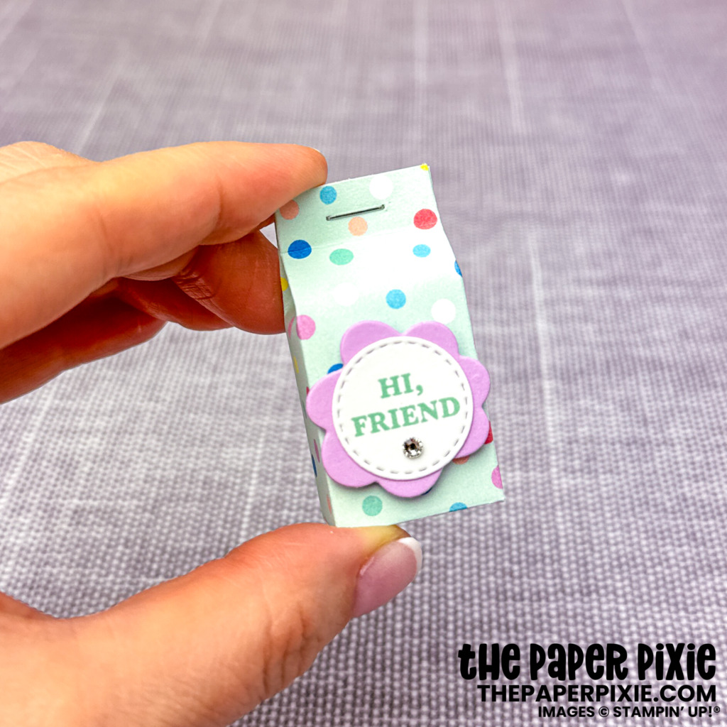 Mini Tic Tac Milk Carton - The Paper Pixie